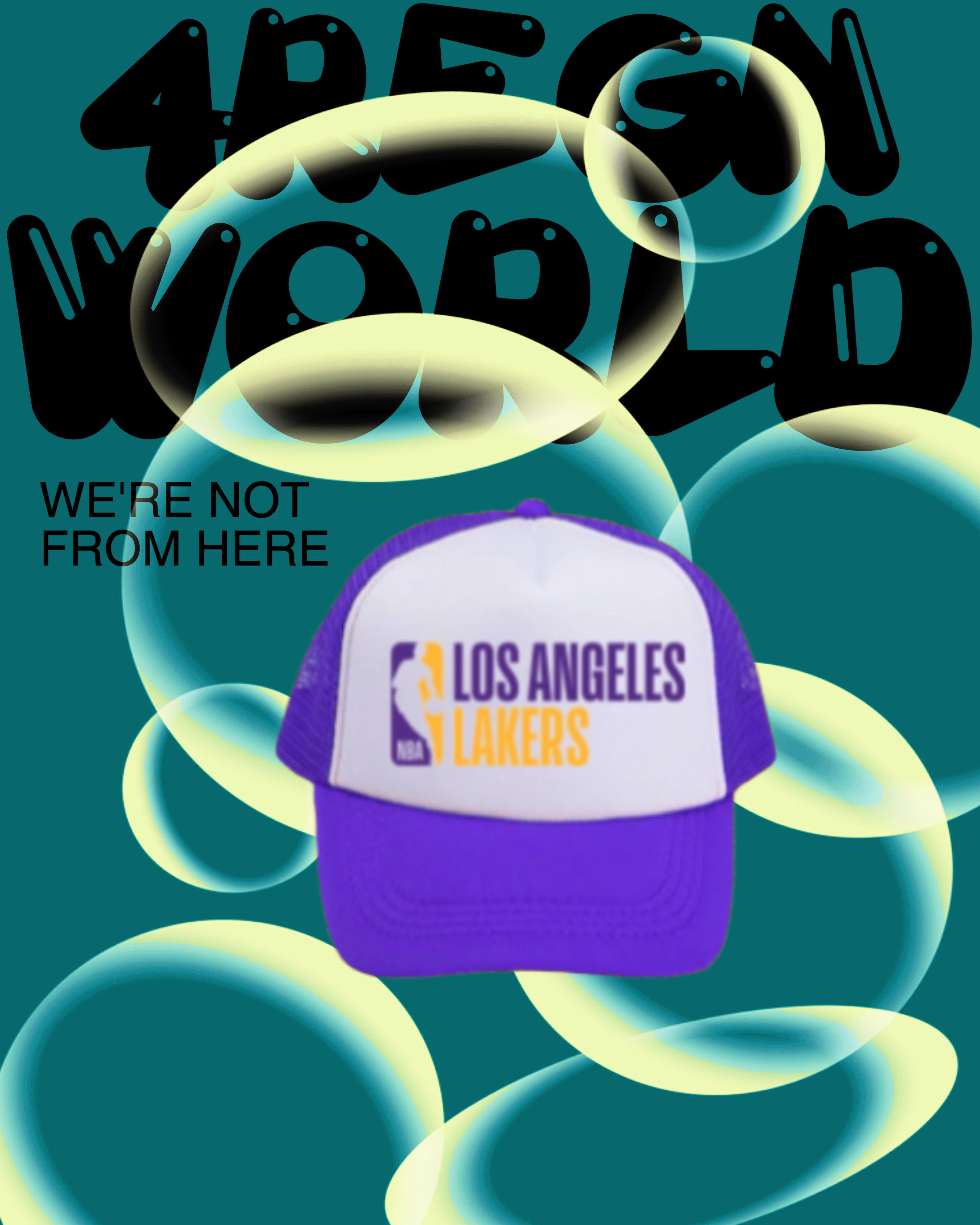 Lakers Trucker Cap – 4REGN