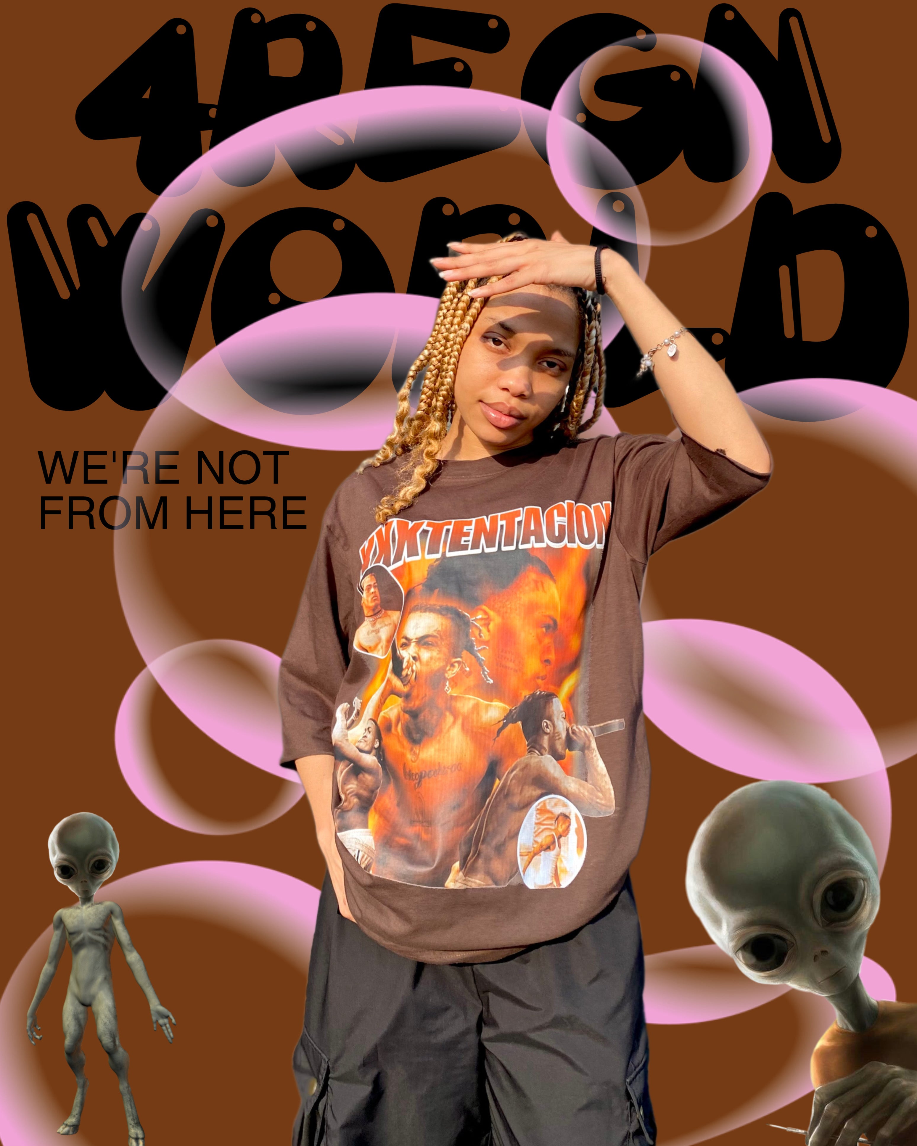 OVERSIZED GRAPHIC TEE XXXTENTACION – 4REGN