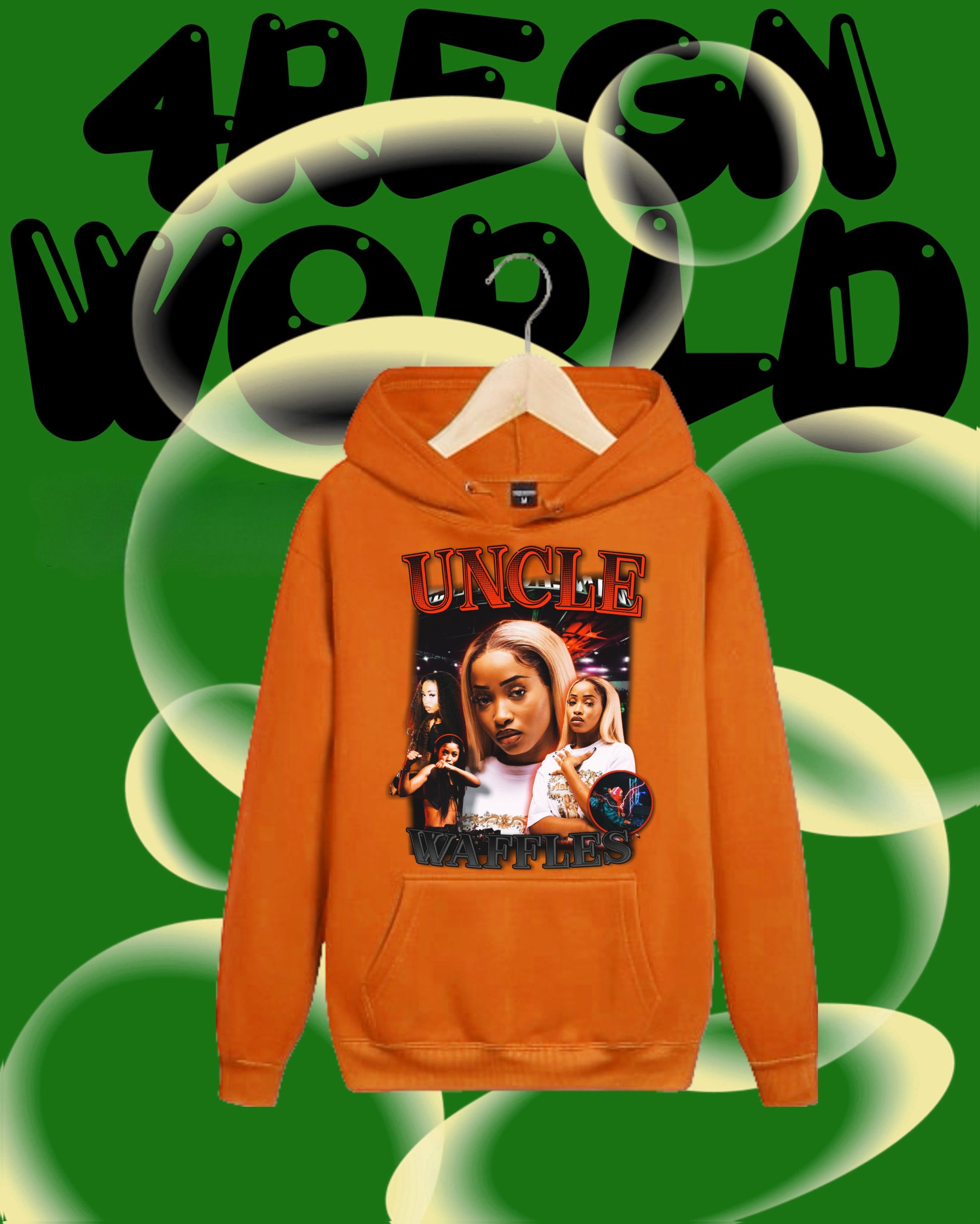 Graphic Hoodie Uncle Waffles – 4REGN